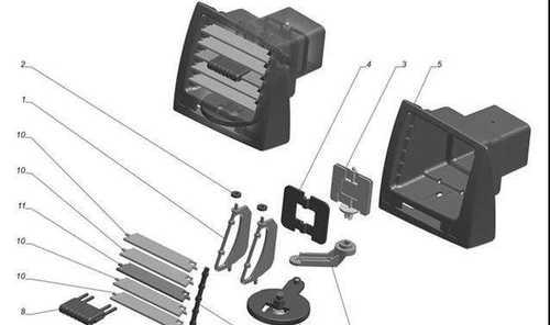 Рем комплект Дефлекторов панели до бизнес Газель