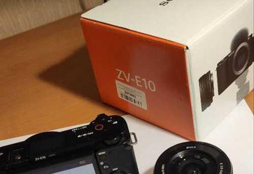 Фотоаппарат Sony ZV-E10 Kit 16-50mm F3.5-5.6, чёрн