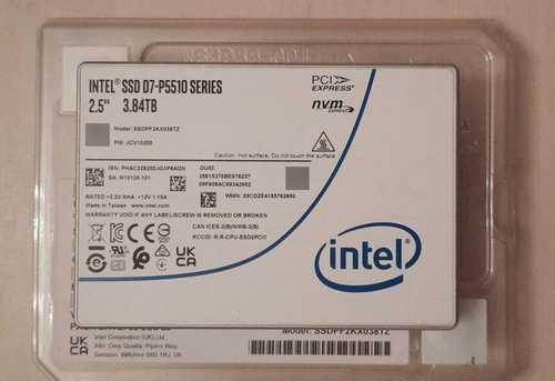 Intel D7-P5510 3.84tb Pci-e Gen4 U.2 SSD Обмен