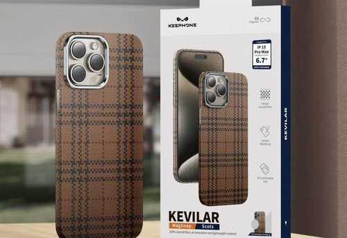 MagSafe Kevlar Чехол на iPhone 15/Pro/Max, Scots