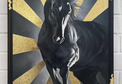 Картина маслом "Лошадь"