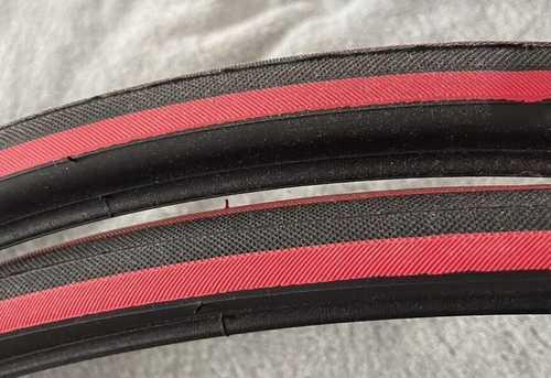 Покрышка красная Schwalbe lugano II 700x23C