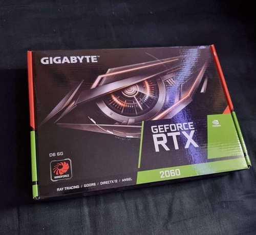 Видеокарта nvidia GeForce RTX2060 Gigabyte 6Gb