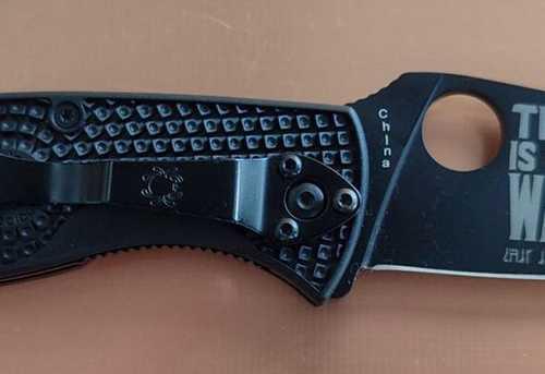 Нож Spyderco Tenacious LTW custom Мандалорец