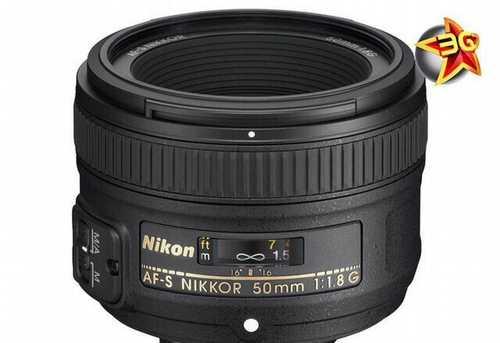 Объектив Nikon 50mm f/1.8G AF-S Nikkor