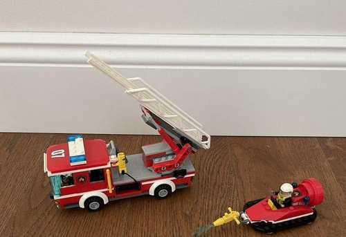 Машина пожарная Lego и машинка star wars