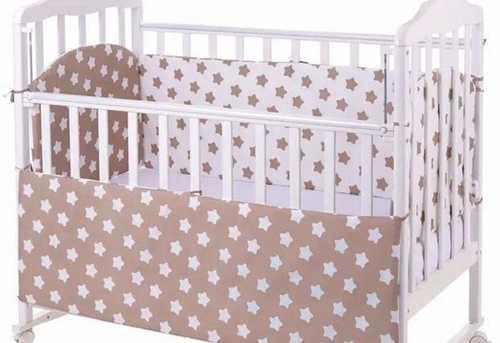 Плоские бортики в кроватку для новорожденных