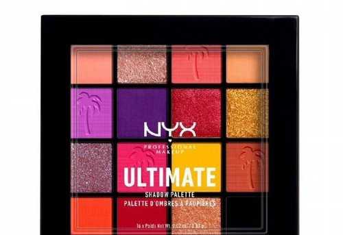 NYX Ultimate Shadow Palette, палетка теней