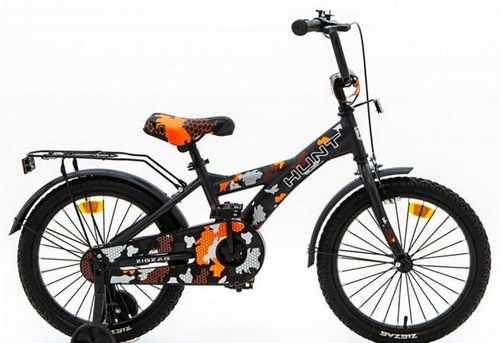 Детский велосипед zigzag 16" Hunt оранжевый (2024)