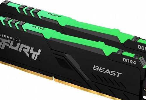 Оперативная память Beast Black RGB DDR4 3200 мгц