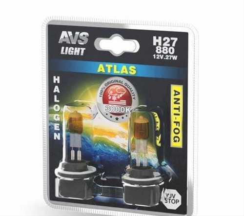 Лампа галогенная AVS atlas anti-FOG / желтый H27/8