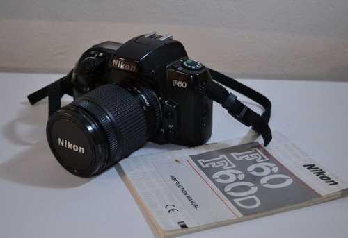Nikon F60 пленочный зеркальный фотоаппарат