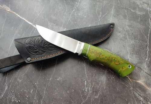 Нож х12мф кованая, стаб. карельская берёза