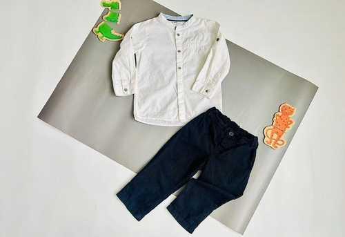 Рубашка белая для мальчика брюки 92 98