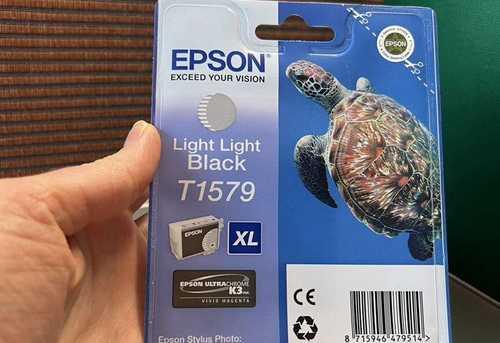 Картридж Epson T1579 Light Light Black C13T1579401