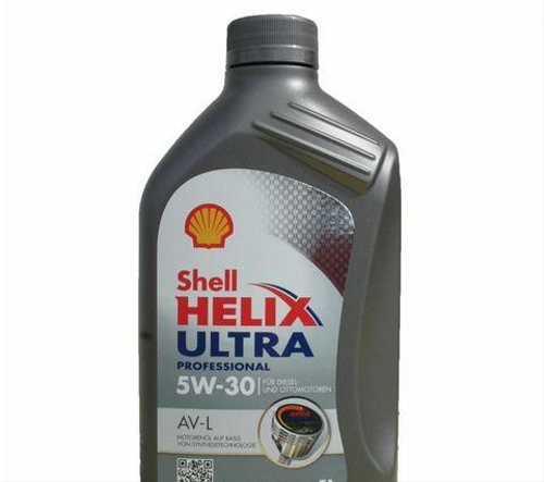 Масло моторное shell helix ultra prof. AV-L 5W30