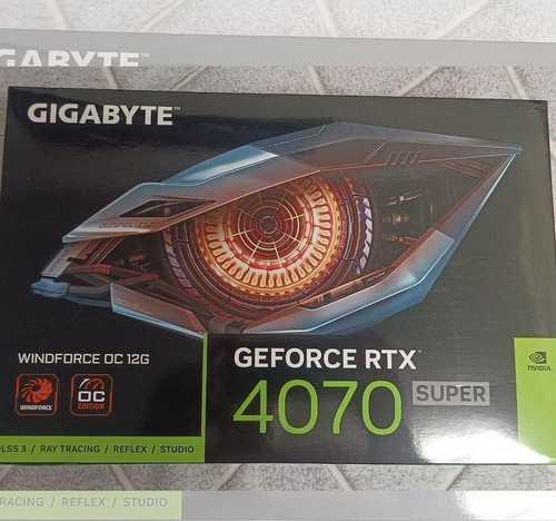 Видеокарта Gigabyte RTX 4070 super windforce OC 12