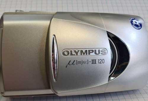 Пленочный фотоаппарат olympus mju iii 120