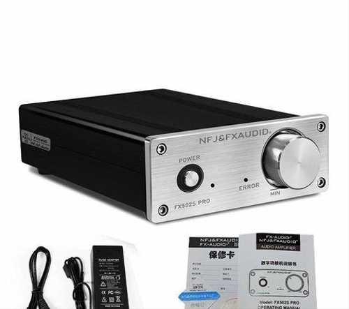 Усилитель FX-Audio FX-502S Pro серебристый с блоко