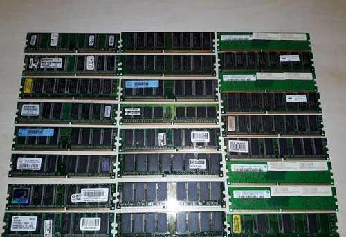 Память DDR, DDR2 - 25 шт