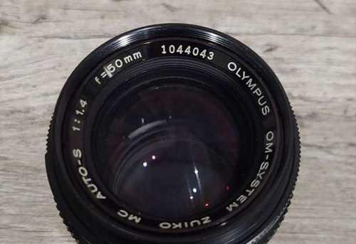 Объектив Olympus m zuiko 50 mm f/1.4 для Nikon