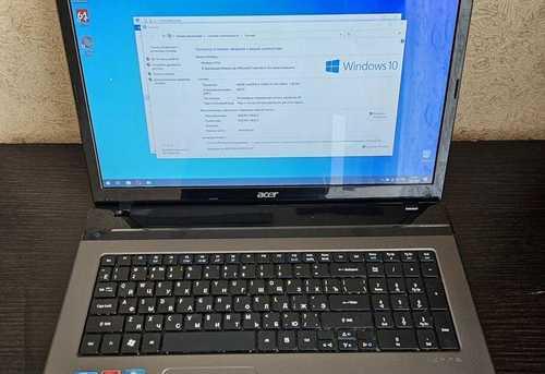 Игровой Ноутбук Acer Aspire 7750G