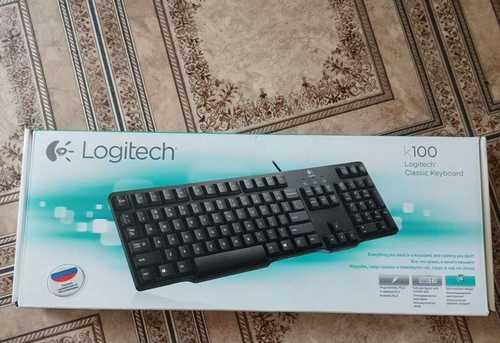 Клавиатура logitech k100