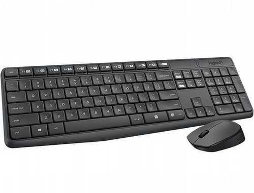 Комплект (клавиатура+мышь) Logitech MK235 black (U