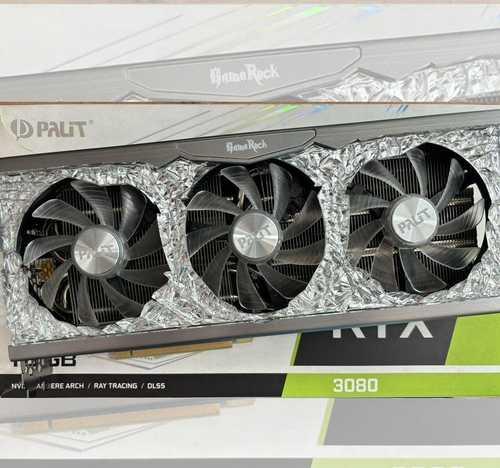 Видеокарта palit rtx 3080 GameRock/комплект