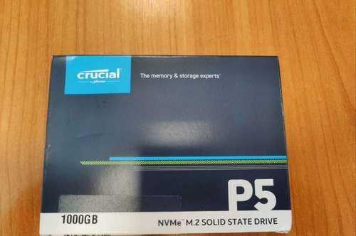 SSD Crucial P5 1 TB новый m2