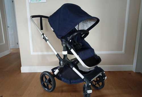 Коляска Bugaboo Fox 2в1 синий с хромом