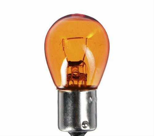 Лампа автомобильная "Маяк", 12 В, P21W orange