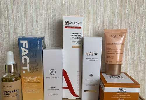 Косметика ren,clarins,maskoholic