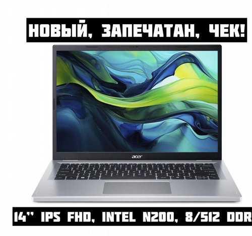 Ноутбук Acer Aspire n200/8/512 Gb