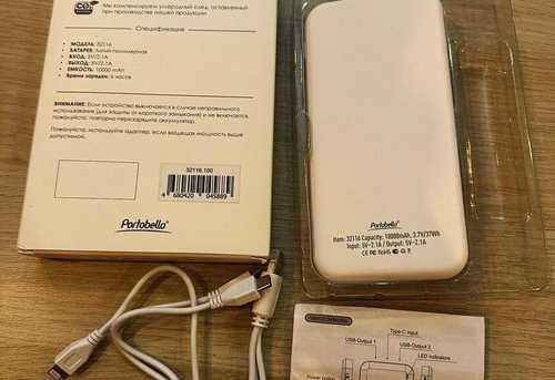 Power bank portobello luce 10000mah