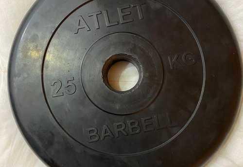 Диски блины для штанги barbell