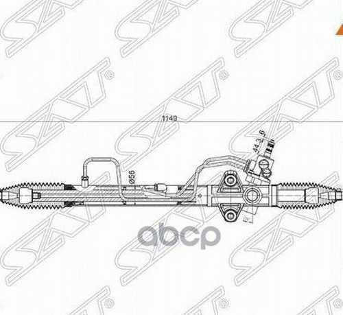 Рейка рулевая MMC L200 05/pajero/montero sport