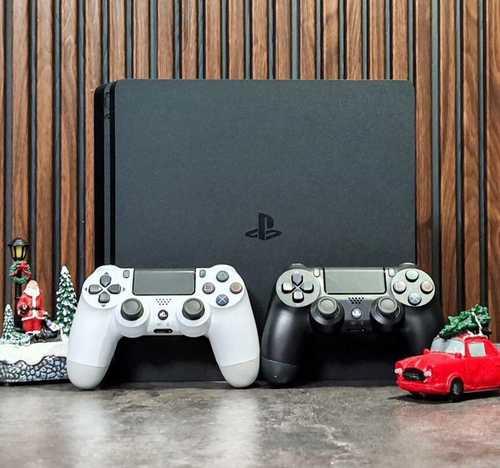 Sony Playstation 4 Slim 1tb 2 геймпада