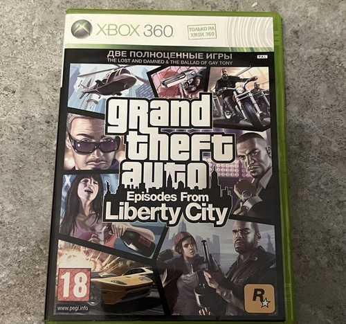 Игра Xbox 360 gta liberty city