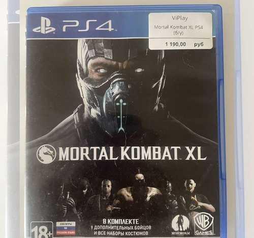 Игра на sony playstation 4 Mortal Kombat XL