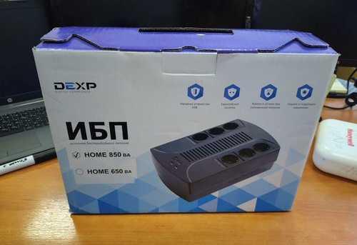 Бесперебойник ибп dexp Home 850 ва VA 6 розеток