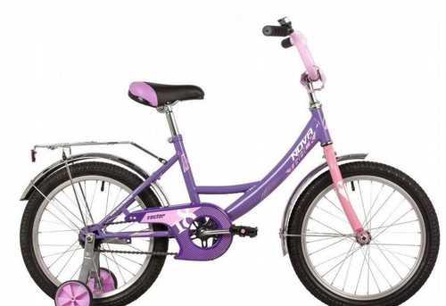 Велосипед Novatrack Vector 18" фиолетовый