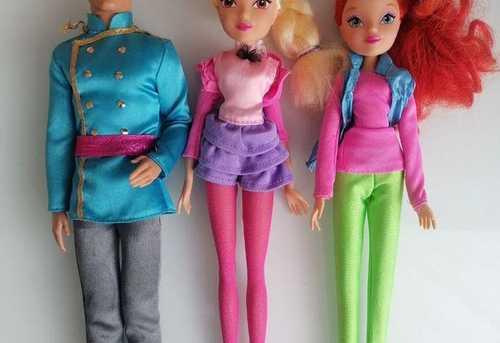 Куклы Winx, принц Mattel одним лотом