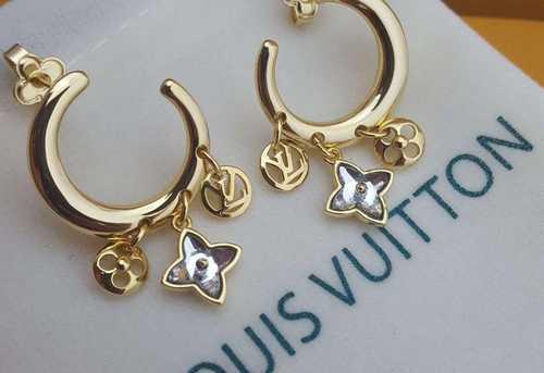 Серьги LV Louis Vuitton текущая коллекция