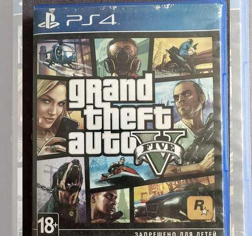 Диск gta5 ps4