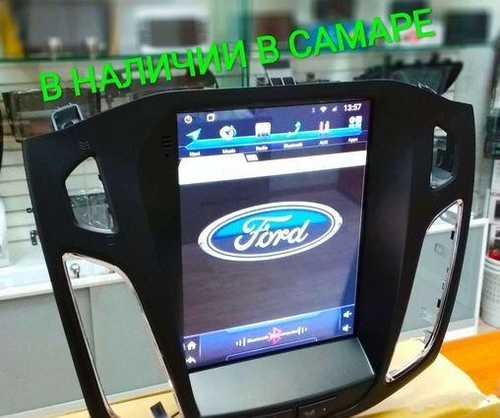 Магнитола Android 1+16 Гб стиль Тесла ford focus 3