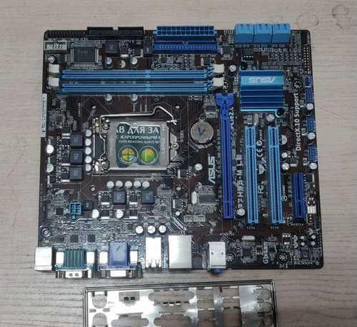 Мат. плата Asus P7h55-M LE/LGA1156/DDR3/mATX