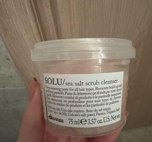 Davines скраб solu