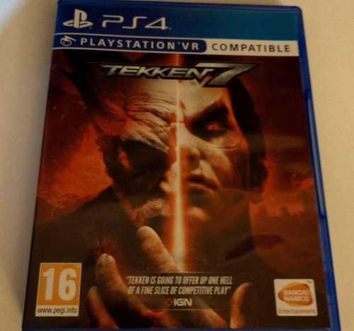 Tekken 7 диск на ps4