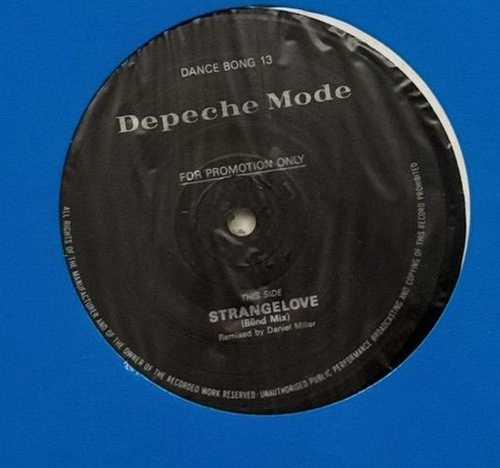 Depeche Mode Dance bong 13 promo vinyl